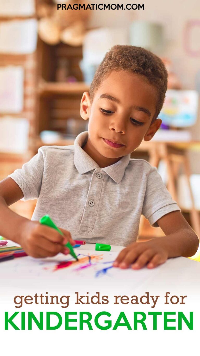 Getting Kids Ready for Kindergarten - Pragmatic Mom
