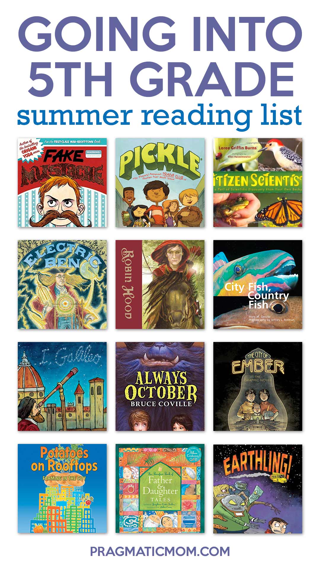 Rising 4th Grade Summer Reading List