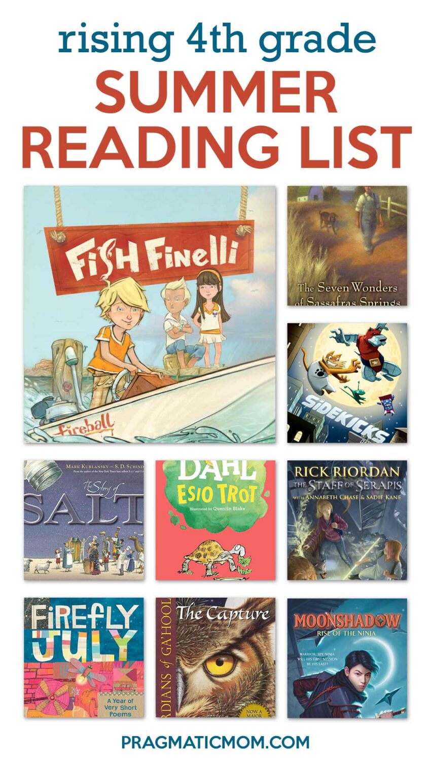 Rising Fourth Grade Summer Reading Homework