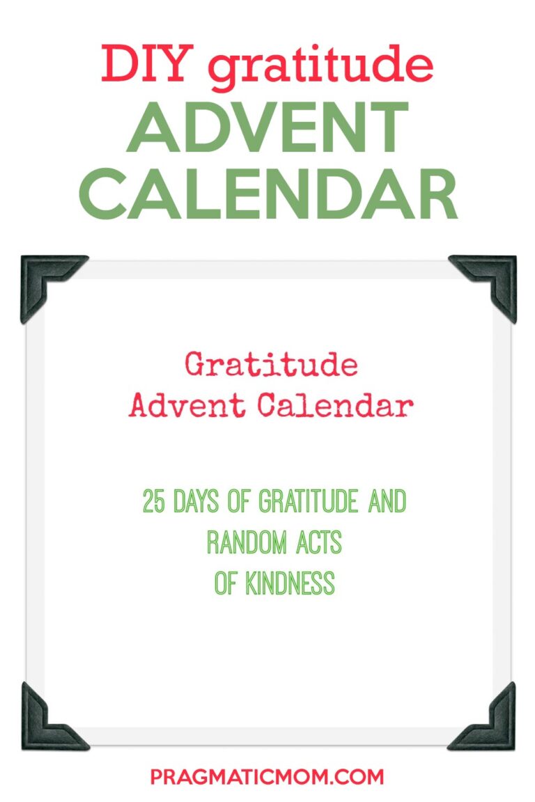 DIY Gratitude Advent Calendar