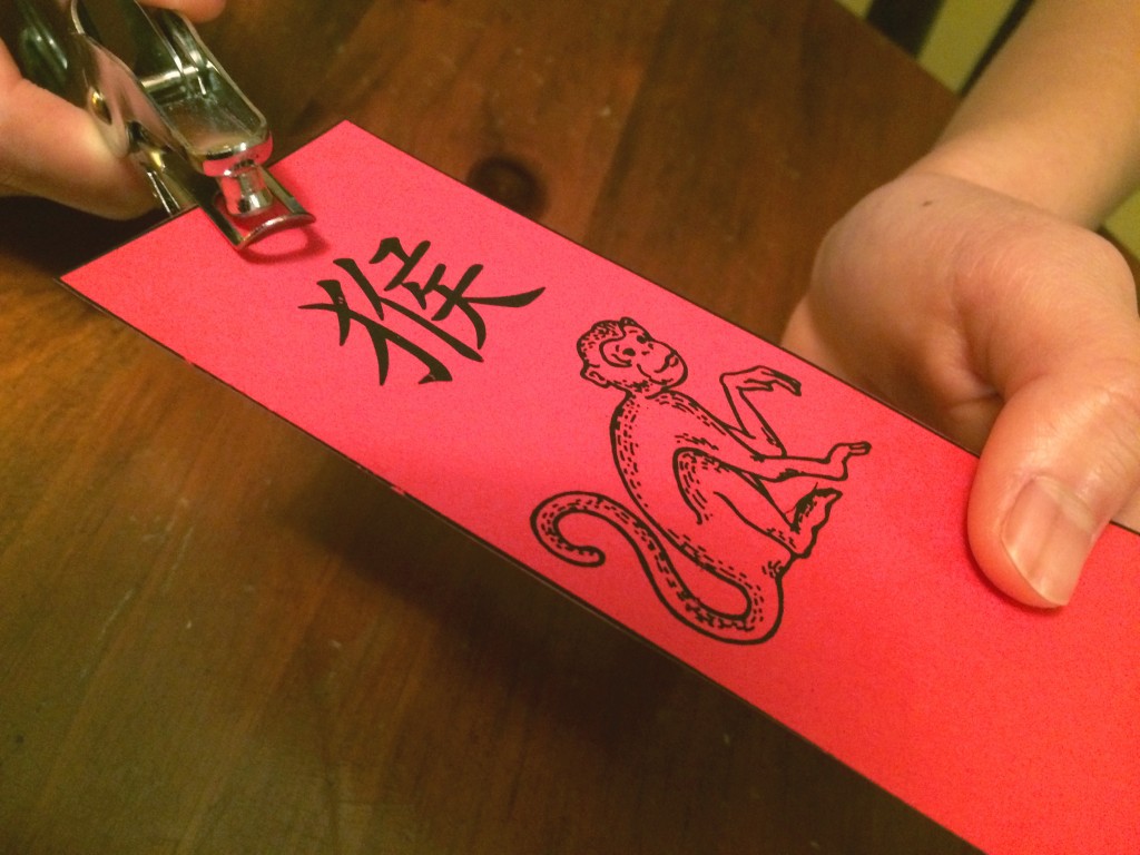 Year of the Monkey Bookmark Craft - Pragmatic Mom