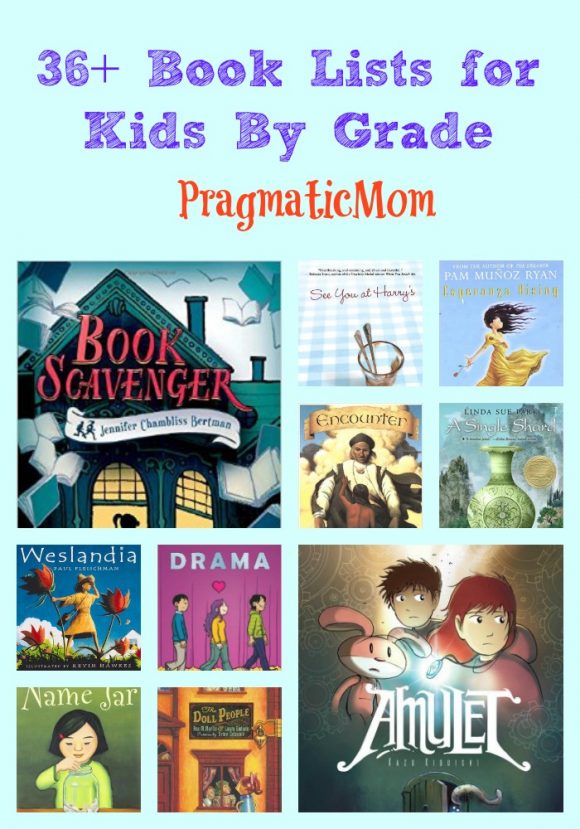 36 Book Lists For Kids By Grade Pragmatic Mom