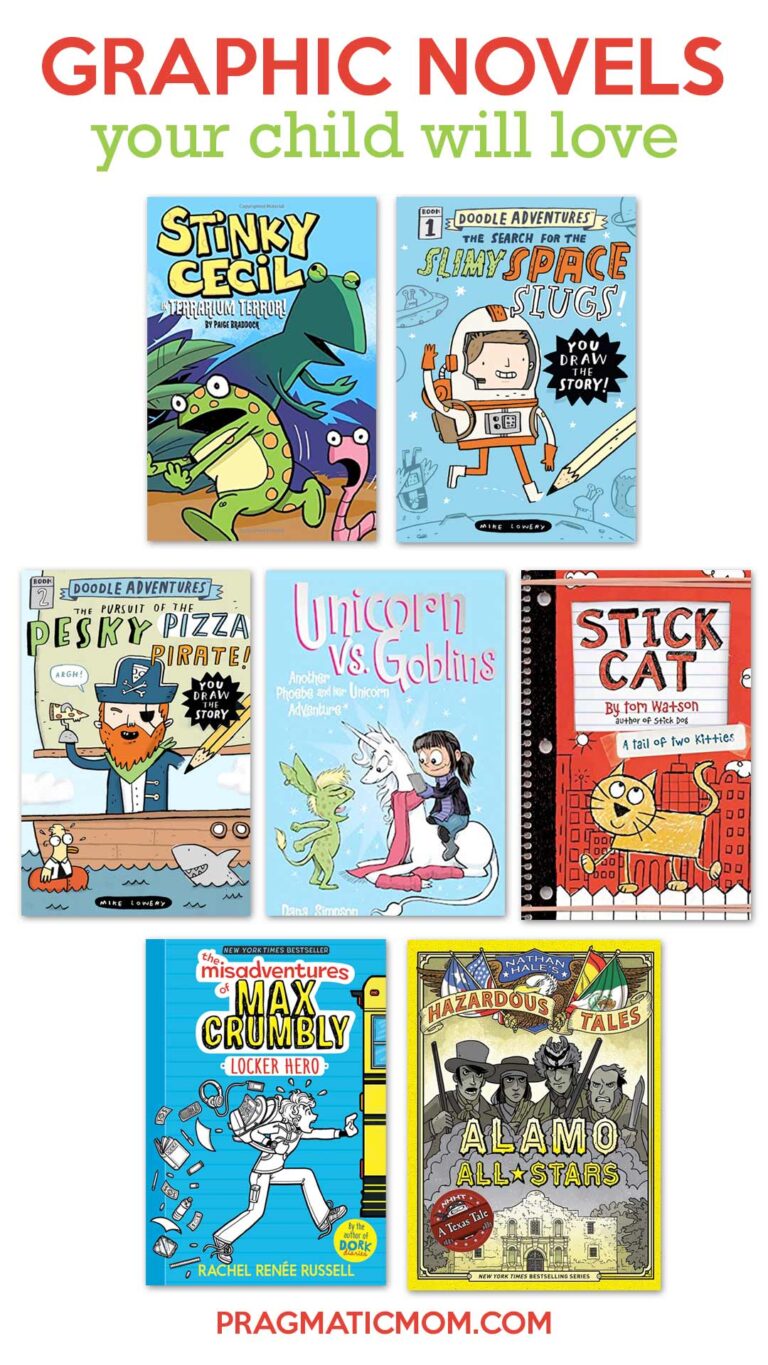 Great New Graphic Novels & 4 Book GIVEAWAY - Pragmatic Mom