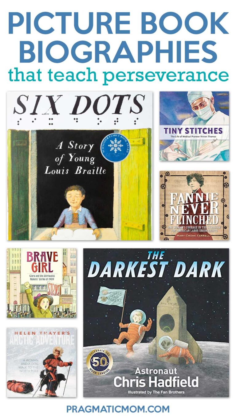5 New Picture Book Biographies To Teach Kids Perseverance - Pragmatic Mom