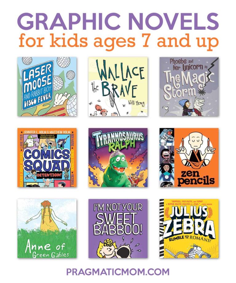 9 Great Graphic Novels for Ages 7 and Up - Pragmatic Mom