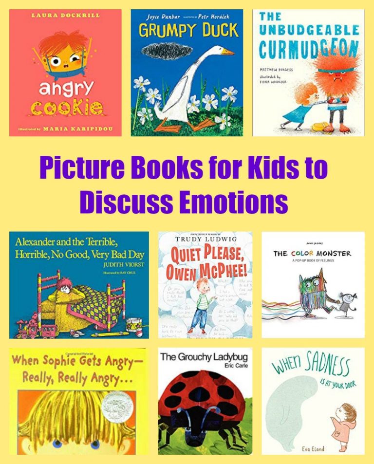 11 Picture Books for Kids to Discuss Big Emotions - Pragmatic Mom