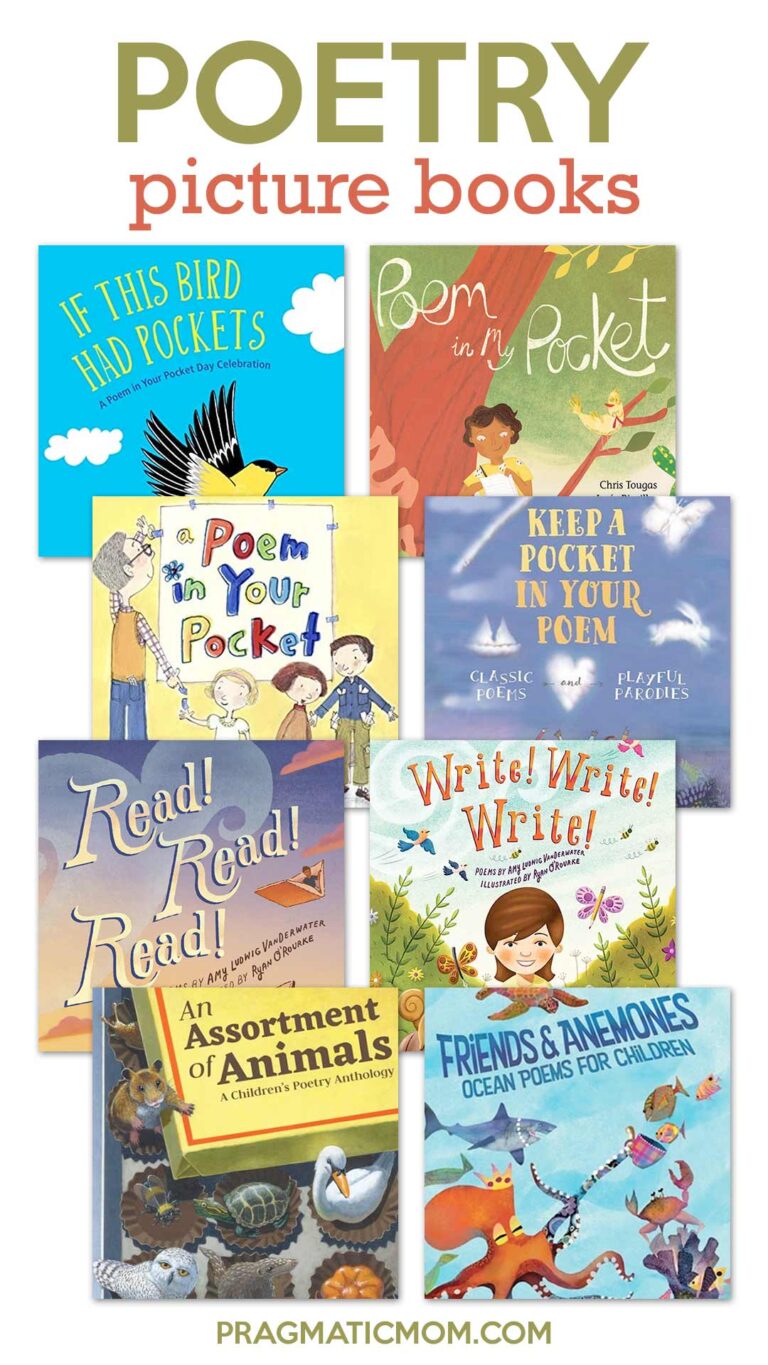10 Poetry Picture Books for POEM IN MY POCKET - Pragmatic Mom