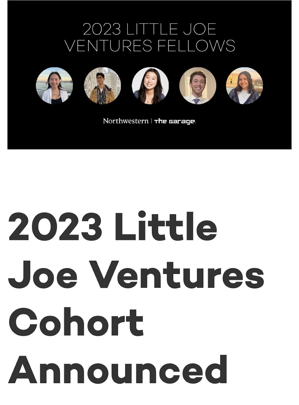 My Daughter, Ali Lee, was selected for 2023 Little Joe Ventures ...
