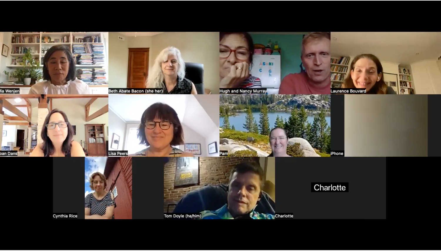 Beth Bacon and I Present for Harvard Radcliffe Class of 87 Book Club ...