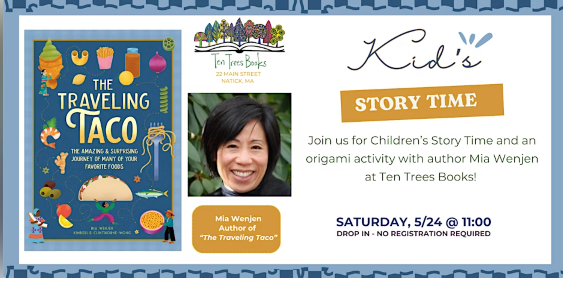 The Traveling Taco Storytime and Craft at Ten Trees Books - Pragmatic Mom