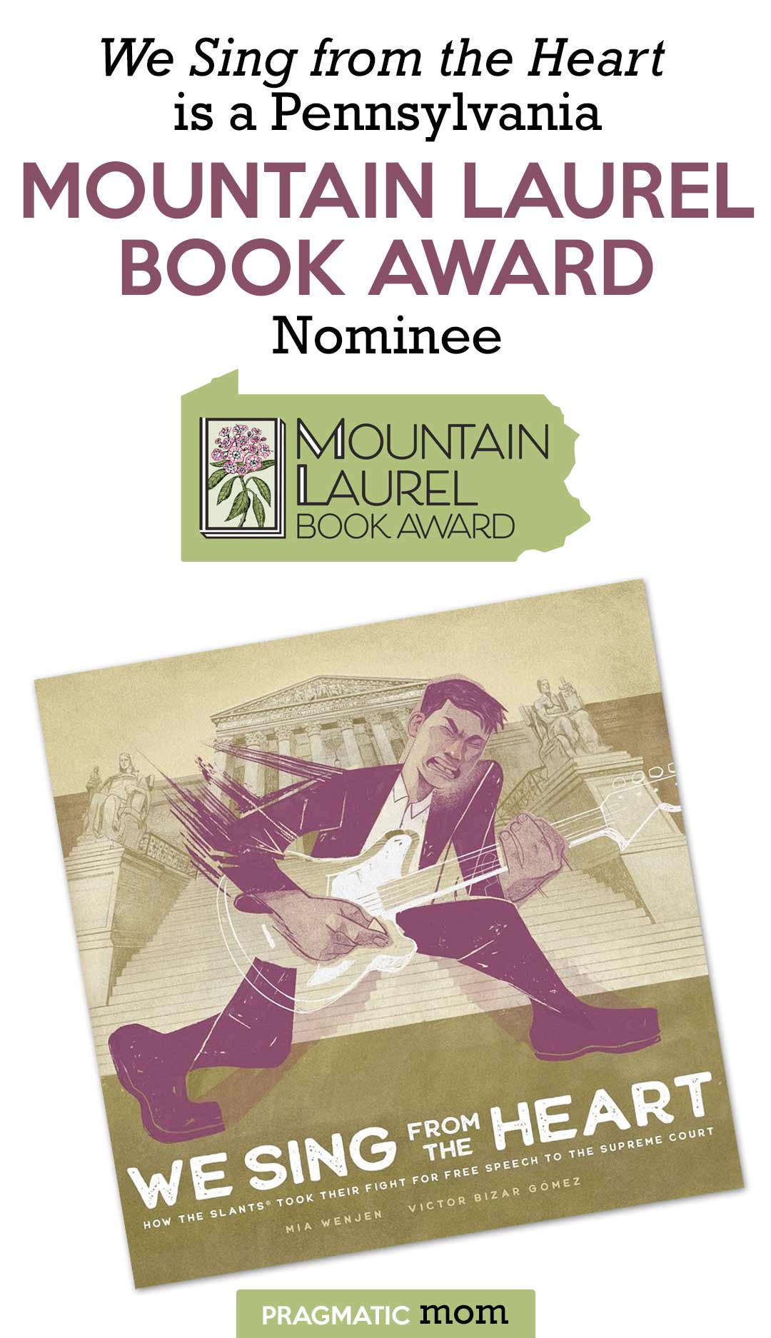WE SING FROM THE HEART is a Pennsylvania Mountain Laurel Book Award ...